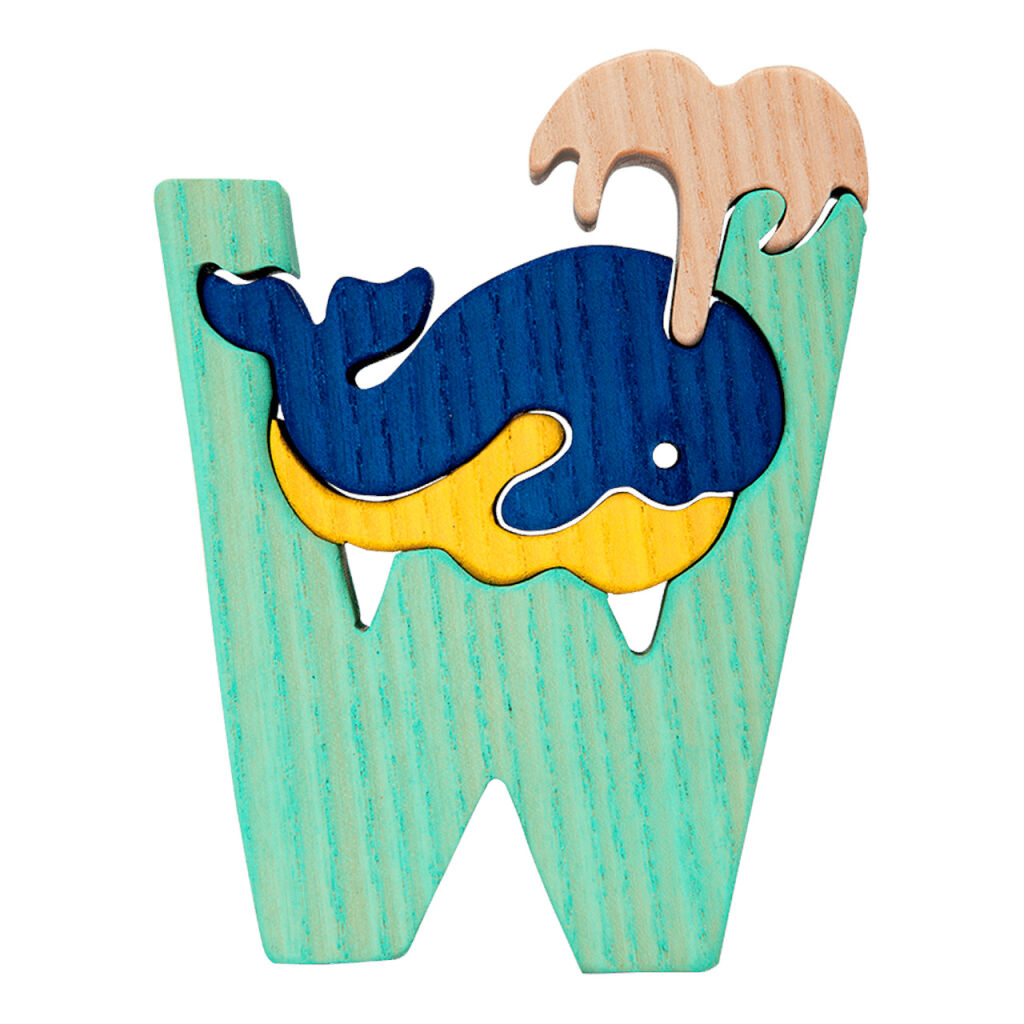 Fauna Alphabet Buchstabe W Wal | zweikinder.at
